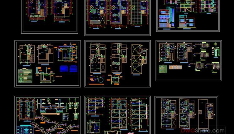 62.House Plan Design AutoCAD File Free download - Free Cad Blocks ...