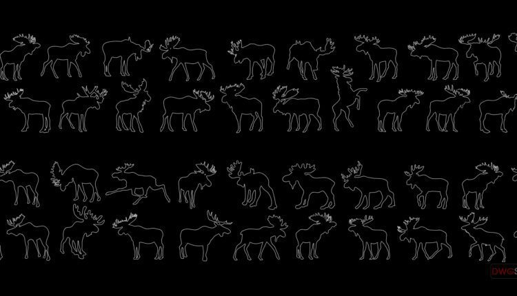 Animals - Free download website of Autocad Blocks for Designer