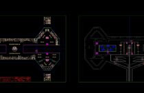 602. Free Download CAD File – Atrium Roof Grid Structure Details