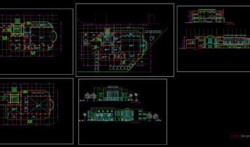 Spa Plan Designs AutoCAD File Free Download