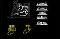 16. Free CAD Drawing Download – Circular Layout Museum