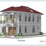 classic-villa-2d-3d-pdf-full-file-free-download (9)_resize - Free Cad Blocks, download DWG ...