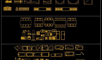 81.Drawer Cabinet AutoCAD blocks free download
