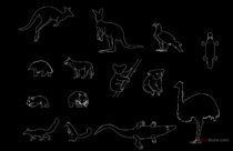 10.Birds free AutoCAD drawings