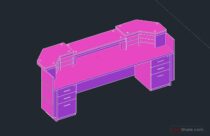 274. Download CAD blocks of reception desks, service counters, and ...