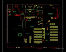 15.Cosmetic Products Factory Layout Plan CAD