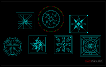 154. Paving Design CAD Blocks