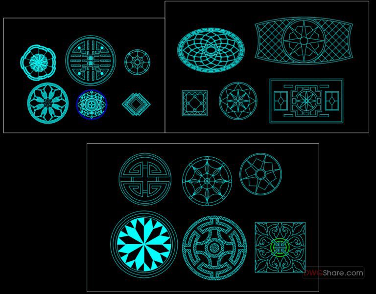 156. Paving Design CAD Blocks