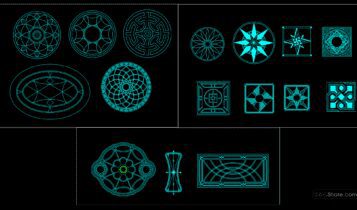 12.Sculpture AutoCAD blocks free download