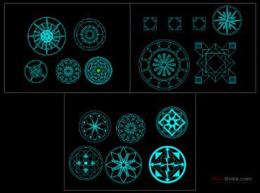 158. Paving Design CAD Blocks