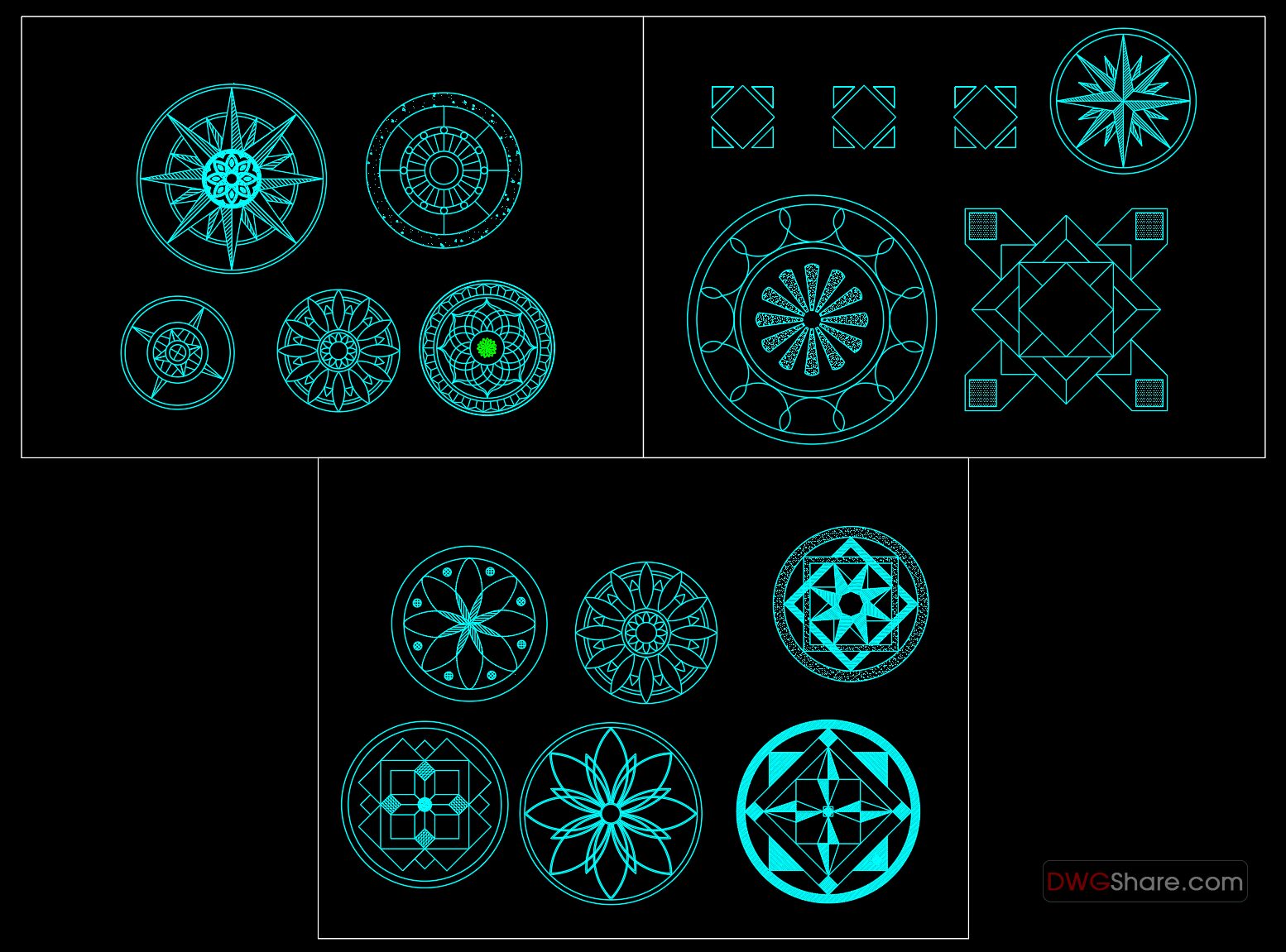 158. Paving Design CAD Blocks