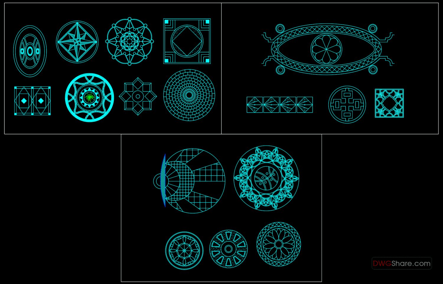 159. Paving Design CAD Blocks