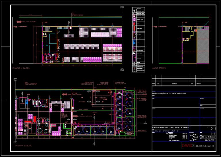 18.Oil Industry Layout Plan CAD