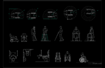 10.Fan coil unit AutoCAD blocks free download