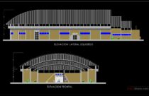 6.Factory Canopy Elevation and Sections Details CAD