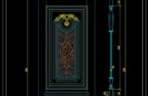 16.Mosque Minaret Elevation and Sections Details AutoCAD File Free Download