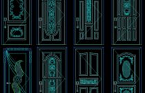 319. Door handle CAD Blocks Free Download
