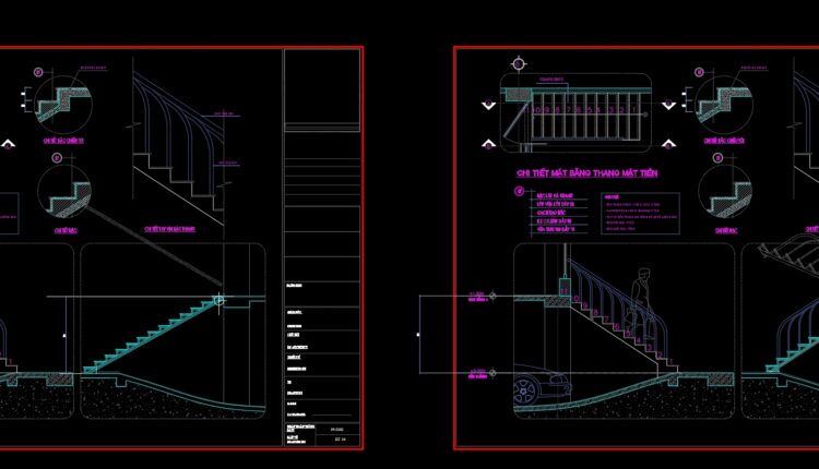 31.Stair construction details Autocad File DWG (4) - Free Cad Blocks ...