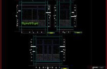 853. Complete Aluminum Glass Facade System CAD Detail in AutoCAD