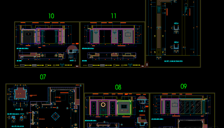 56.Wall cladding details, Ceiling Details Autocad Blocks - Free Cad ...
