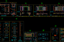 19. CAD drawings of a 10-story high-rise residential building project ...