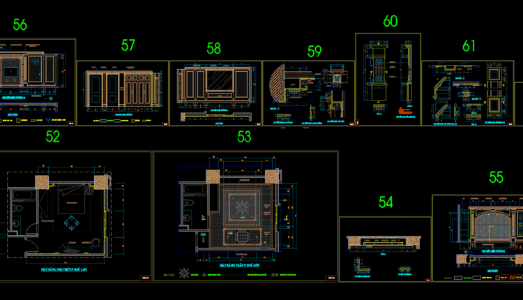 59.Wall cladding details, Ceiling Details Autocad Blocks - Free Cad ...