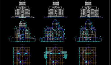 19. CAD drawings of a 10-story high-rise residential building project ...
