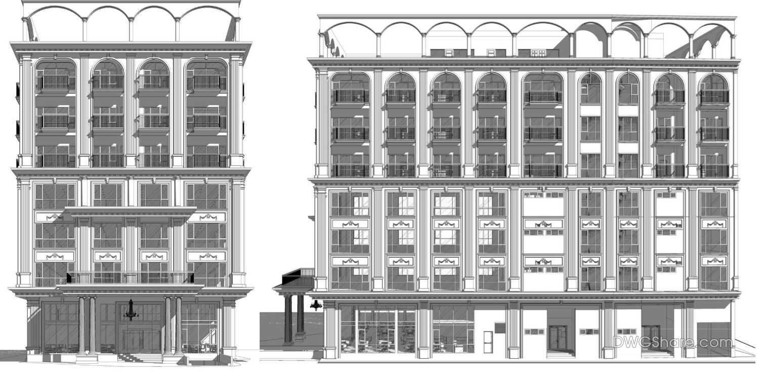 7 Floors Luxury Hotel Full File PDF