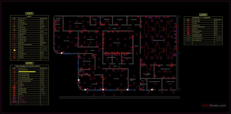70.Electrical Wiring Plan CAD