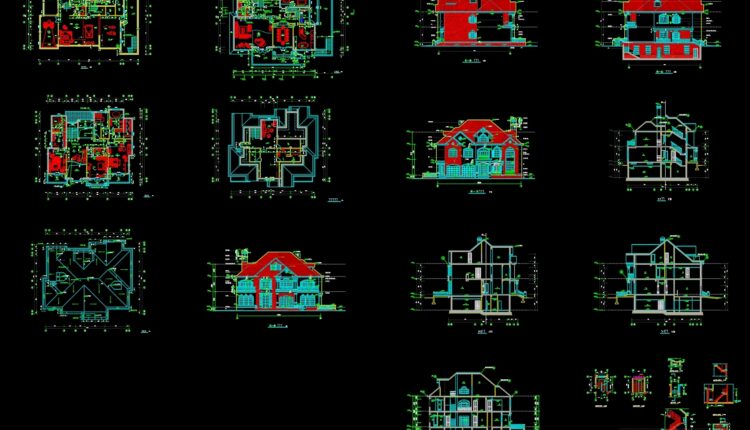 70.House Plan Design AutoCAD File Free download - Free Cad Blocks ...