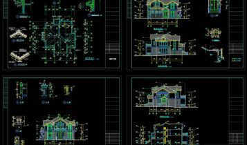 6.Classic railing AutoCAD file free download