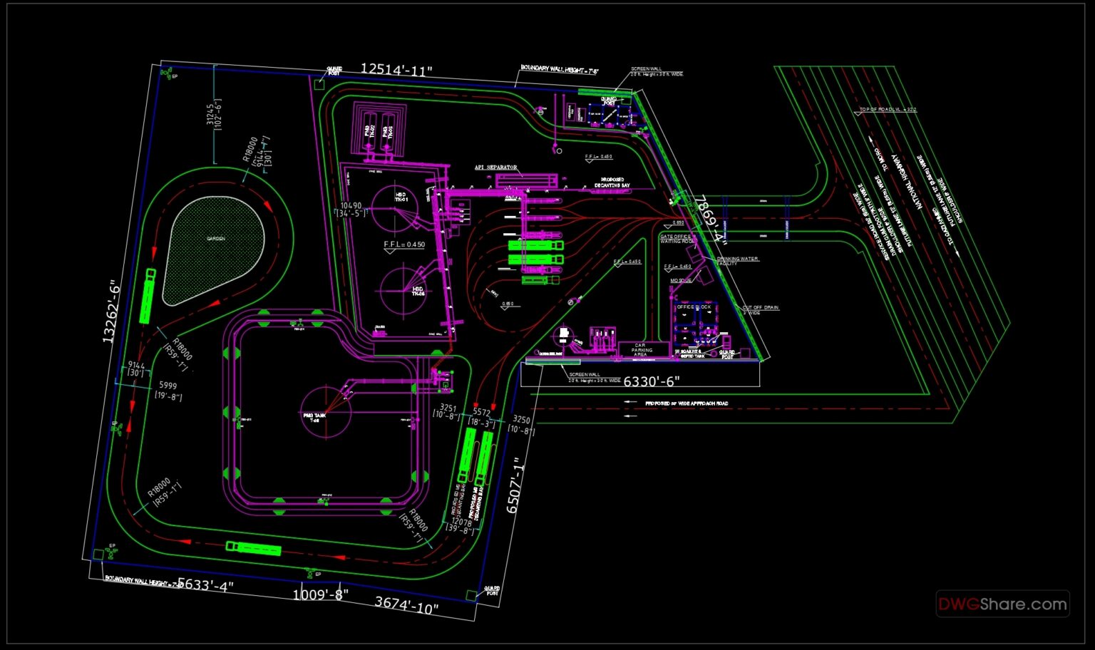 9.Petroleum Site Layout Plan CAD
