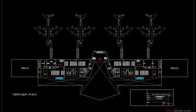 Airport General Plan Autocad Drawing (1) - Free Cad Blocks, download ...