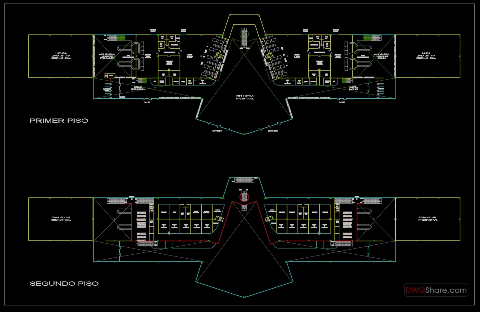 Airport General Plan Autocad Drawing