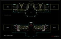 12.Multi function hall AutoCAD File DWG