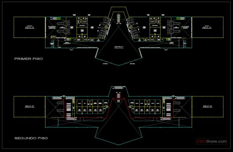 Airport General Plan Autocad Drawing