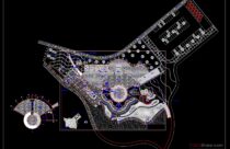 433. Free CAD Drawing of Water Pond Plan and Construction Details