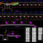 Bus Stop Layout Plan and Cross Section AutoCAD File DWG (2) - Free Cad ...
