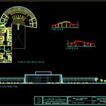 Bus Terminal Terrestrial Plan With All Details AutoCAD File DWG (1 ...