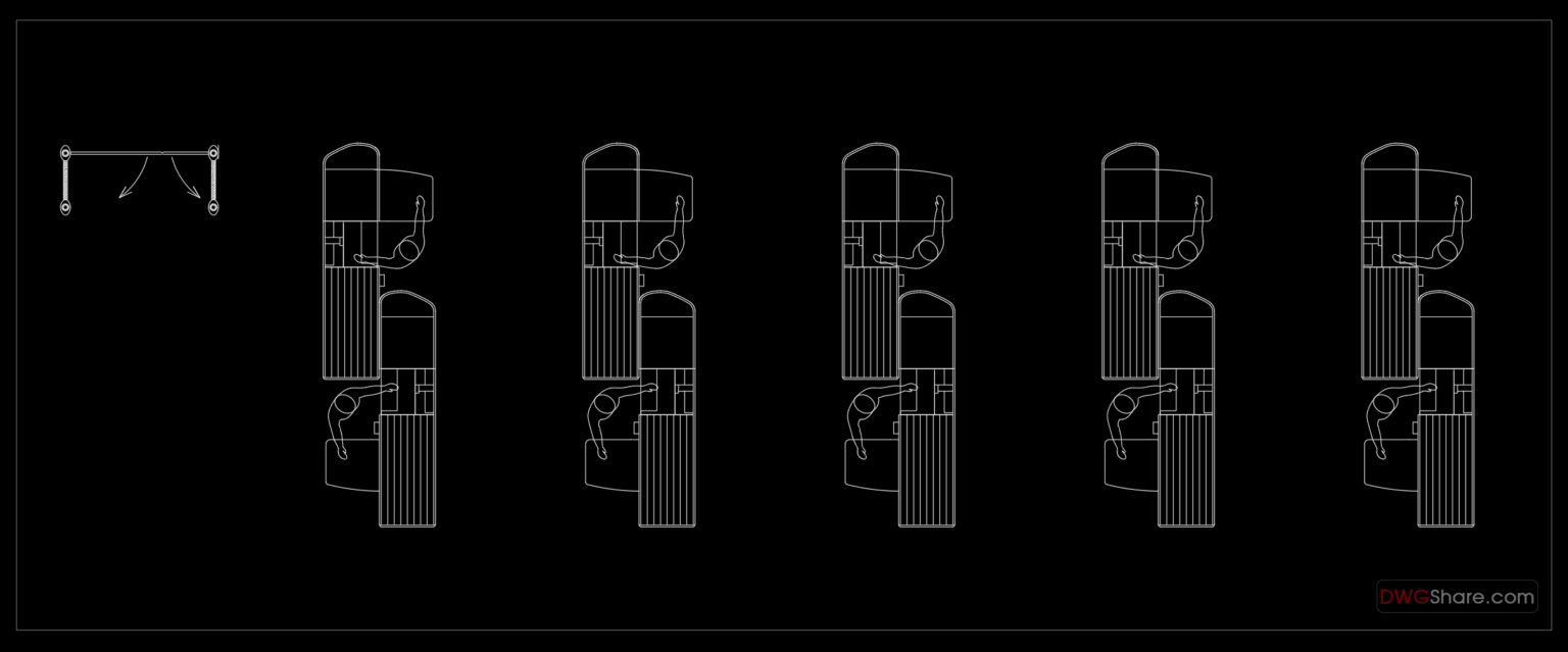 Checkout counter free AutoCAD drawings