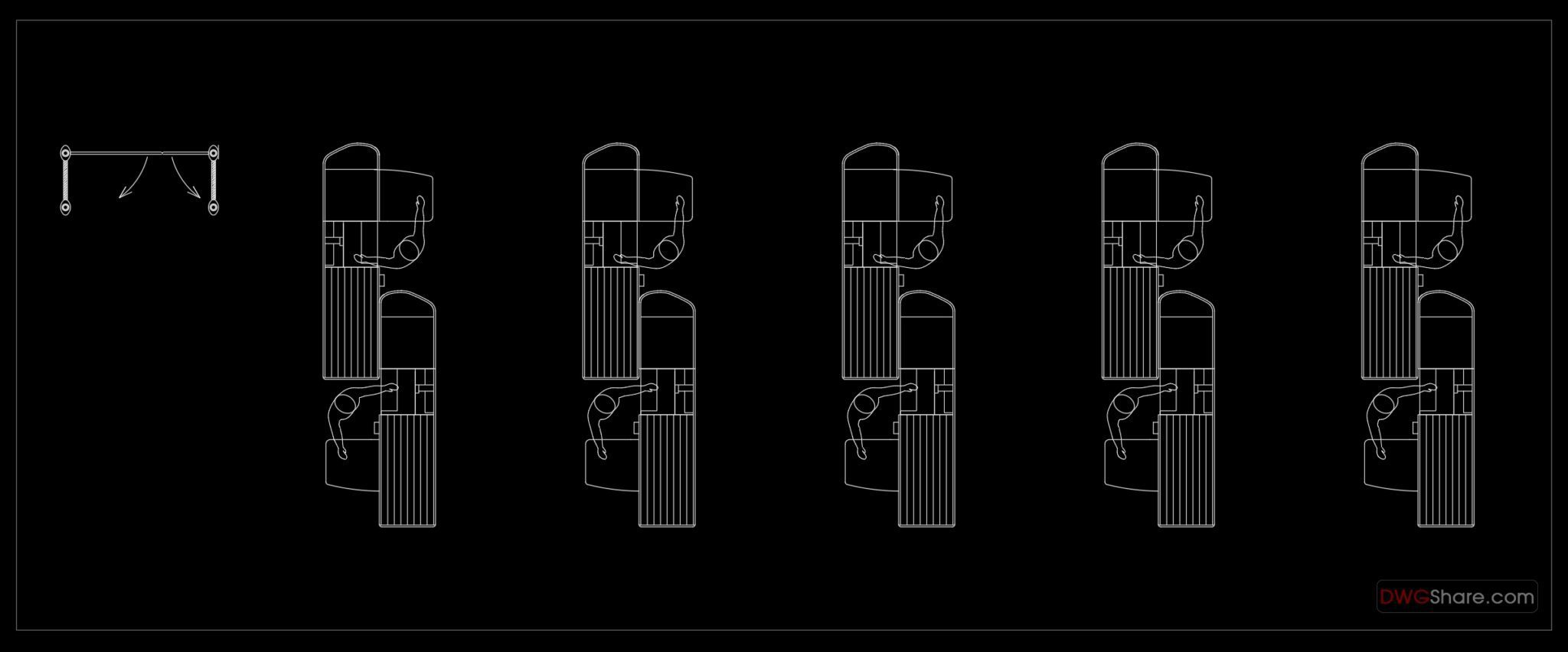 Checkout counter free AutoCAD drawings