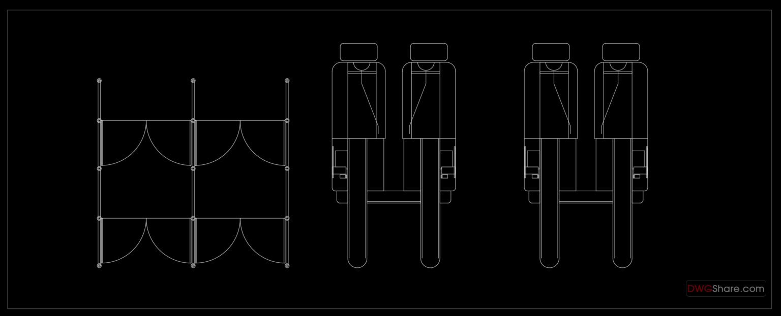Checkout counter free AutoCAD drawings