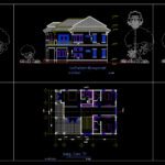 Modern Villa Home Design AutoCAD File Free Download - Free Cad Blocks, download DWG models for ...