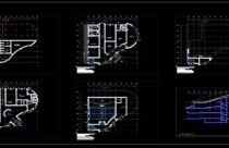 138.Detailed drawings of decorative patterns and moldings in CAD format