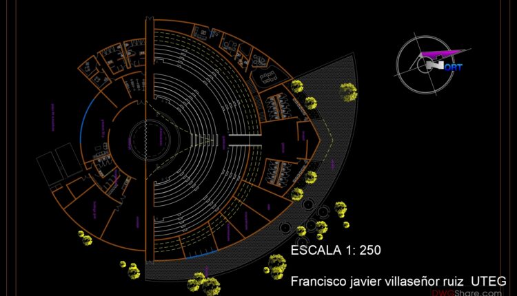 Cinema and Theater - Free download website of Autocad Blocks for Designer