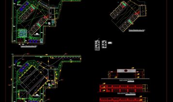 Helipad Plan and Elevation Details Autocad Drawing DWG