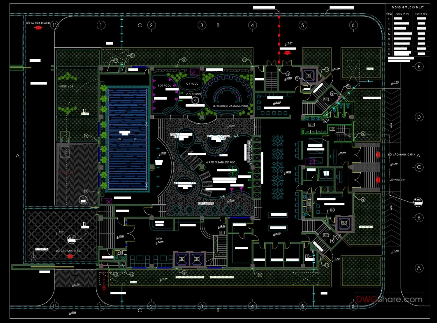 Spa Plan Designs AutoCAD File Free Download