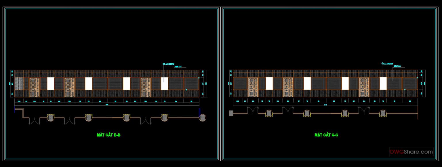 12.Multi function hall AutoCAD File DWG