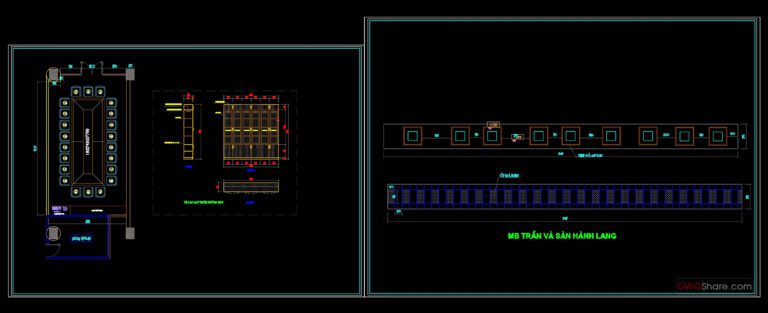 12.Multi function hall AutoCAD File DWG