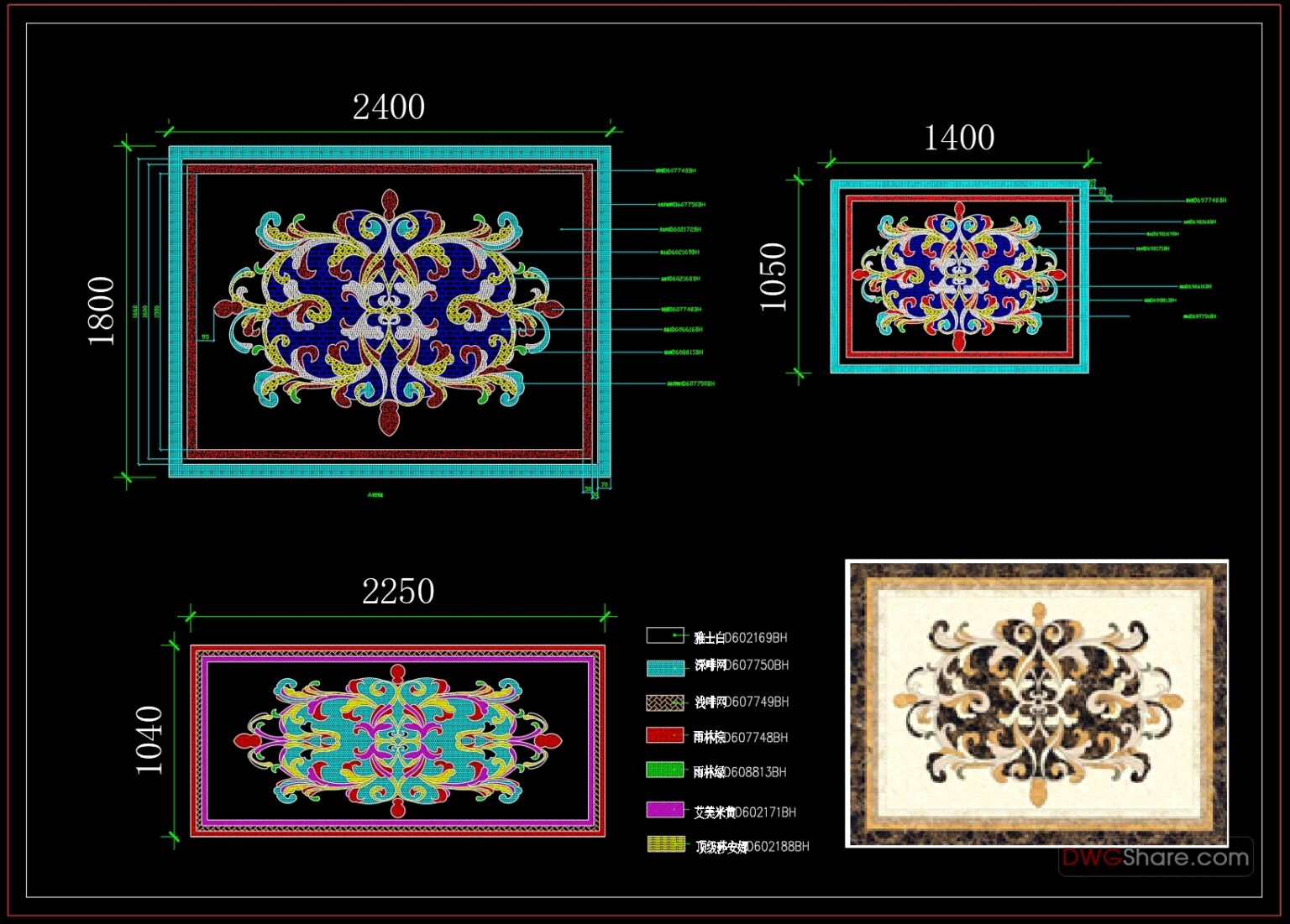 176. Paving Design CAD Blocks